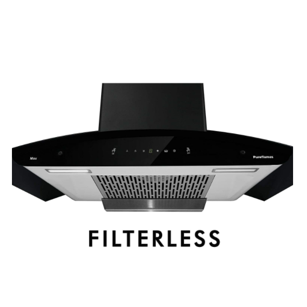 Buy Pureflames MAX 60 Plus Wallmount Chimney, Black at the Best Price ...