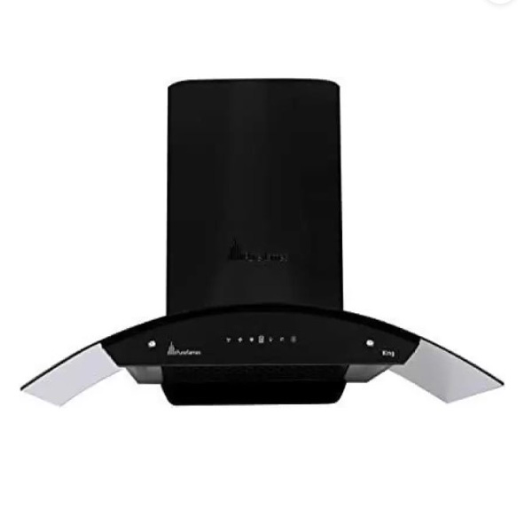 Buy Pureflames Hood Air 90 Wall Mounted Chimney ,Black at the Best ...