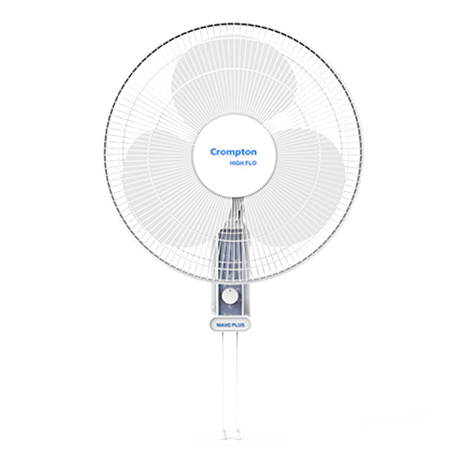 Buy Crompton High Flo Wave Plus 400mm 3 Blade Wall Fan, White at the ...
